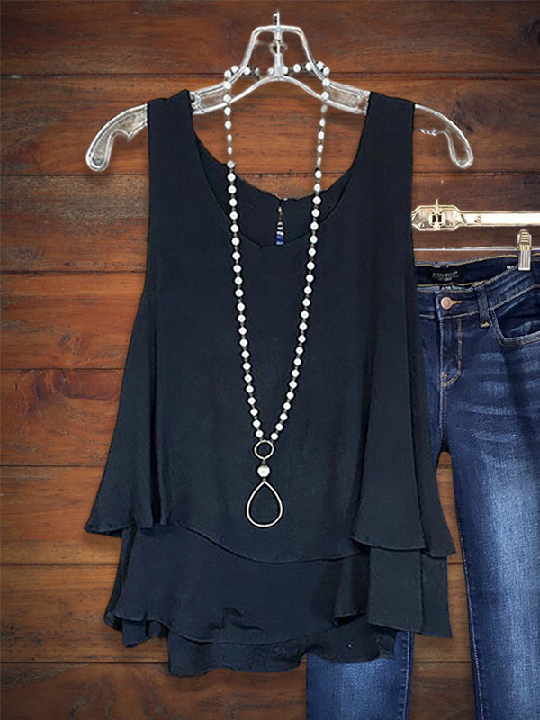 Women's Tank | Double Layered Cotton Yarn Tank Top |Website ...