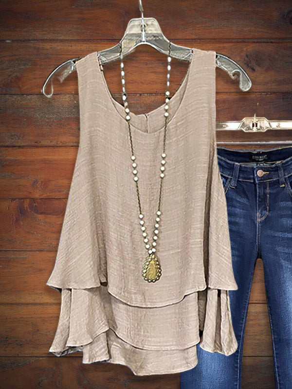 Women's Tank | Double Layered Cotton Yarn Tank Top |Website ...